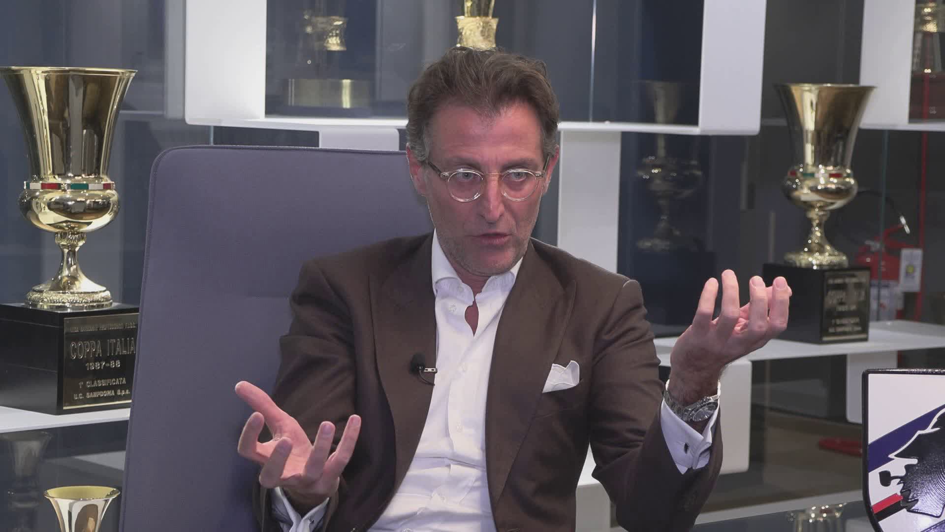 Sampdoria, intervista con l'amministratore delegato Raffaele Fiorella ...