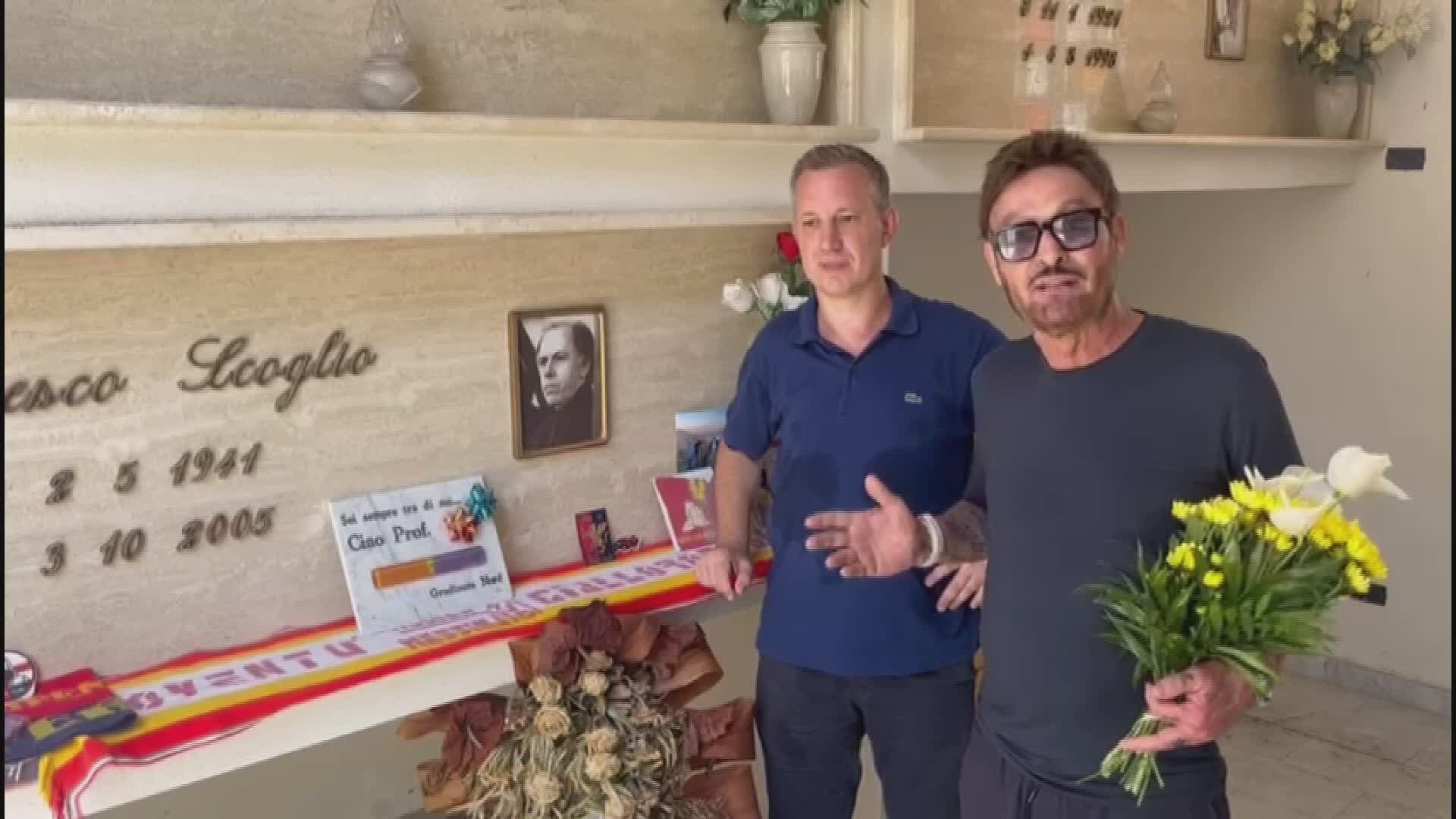 Totò Schillaci, l’ultimo saluto a Franco Scoglio un mese prima della ...